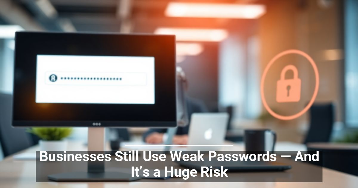 Businesses Still Use Weak Passwords — And It’s a Huge Risk | Alpha ...